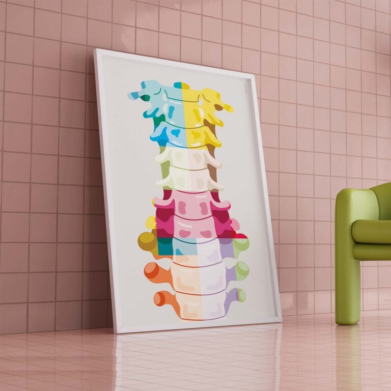 Cervical Anatomy Pop Art » educare.design